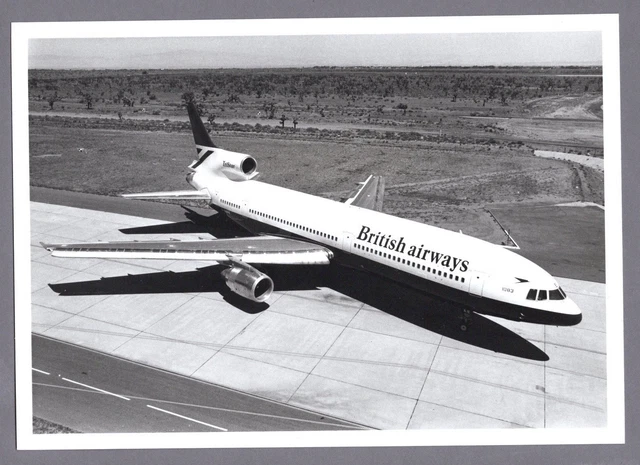 BRITISH AIRWAYS LOCKHEED Tristar L-1011 Large Vintage Original Ba ...