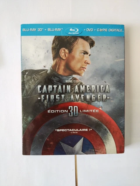 BLU-RAY 3D DISNEY captain America first avenger edition limitée complet ...