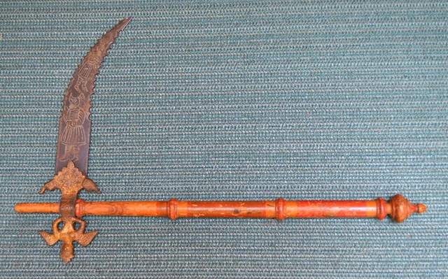 INDO-PERSIAN AXE, ANTIQUE Axe, Antique Indian Zaghnal, Old Dagger, Crow ...
