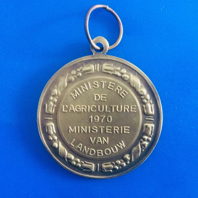 #1230# BELGIQUE:MÉDAILLE MINISTERE De L'agriculture: Ministerie Van ...