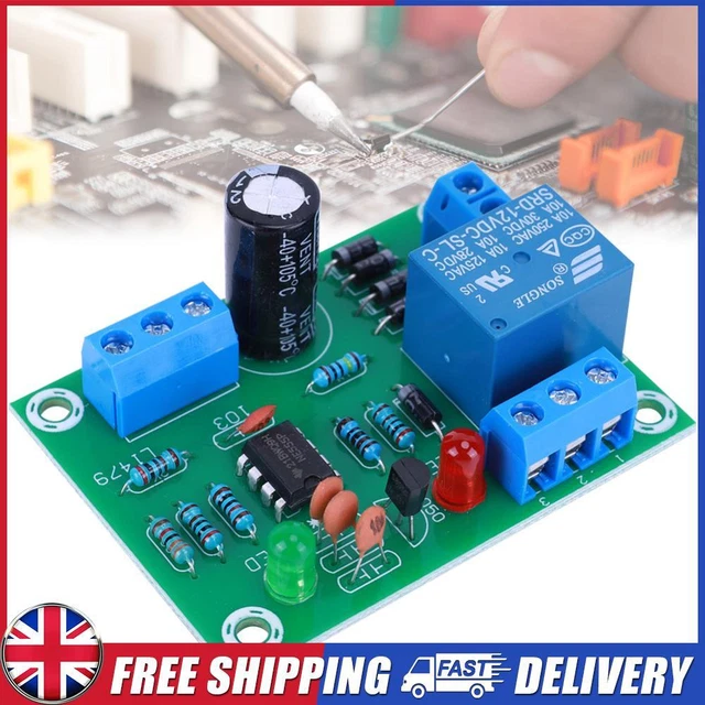 DC 12V WATER Level Detection Sensor Liquid Level Controller Module for ...