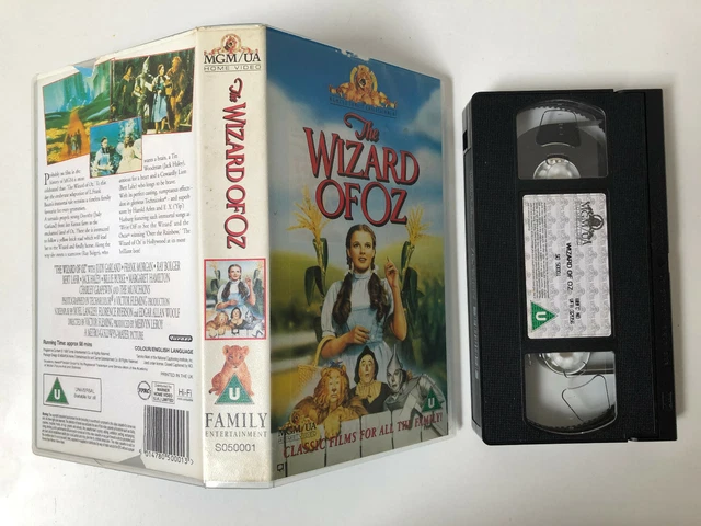 WIZARD OF OZ VHS Video Tape MGM Home Video Judy Garland 1989 Video EUR ...