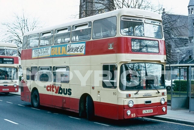 BUS PHOTO - Plymouth Citybus 93 LTK93R Leyland Atlantean Roe £1.19 ...