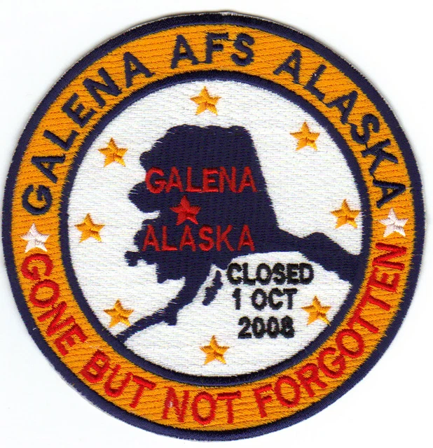 USAF BASE PATCH, Galena Afs Alaska, Gone But Not Forgotten. $14.00 ...