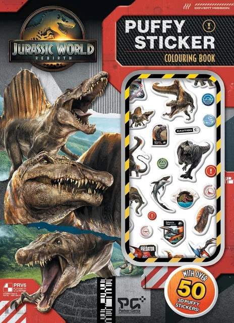 JURASSIC WORLD REBIRTH: Puffy Sticker Colouring Book (Universal ...