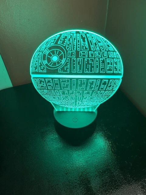 STAR WARS DEATH Star 3D LED Light £4.37 - PicClick UK