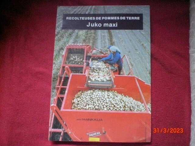 BROCHURE ANCIENNE N255 Arracheuse De Pommes De Terre Deerling EUR 12,00 ...