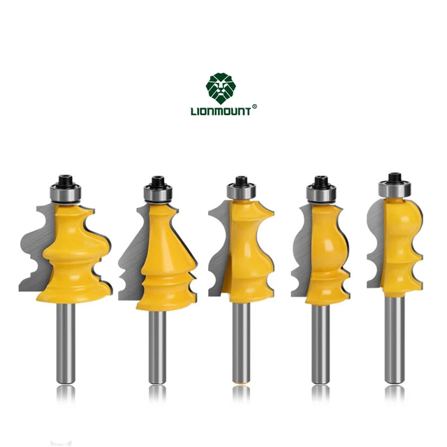 1/4& 1/2& 8MM Shank Architectural Molding Router Bit Profile Edge ...