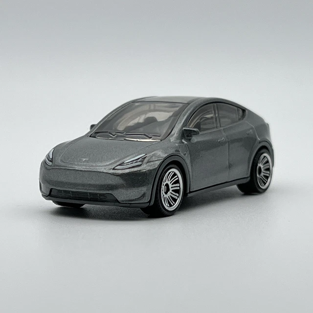 MATCHBOX TESLA MODEL Y Metalflake Grey 2023 1:64 Diecast Car EUR 5,73 ...