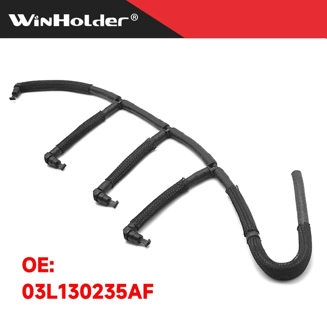 FOR VW CADDY 1.6 TDI Diesel Fuel Injector Leak Off Return Pipe ...