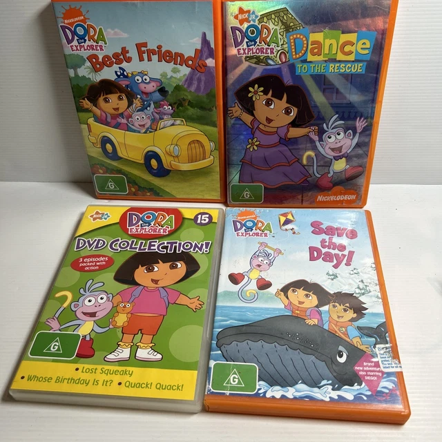 DORA THE EXPLORER 4 DVD Movie Bundle Collection Kids Children ...