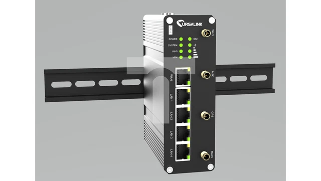 ROUTEUR/MODEM INDUSTRIEL 4G GPRS/GSM double SIM, Ethernet x 5, WiFi ...