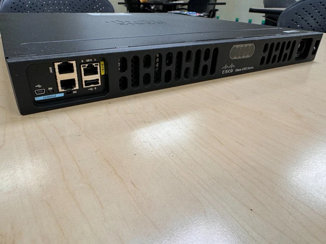CISCO ISR4331-SEC/K9 3-PORT Gigabit Security ISR Router ISR4331/K9 $99. ...
