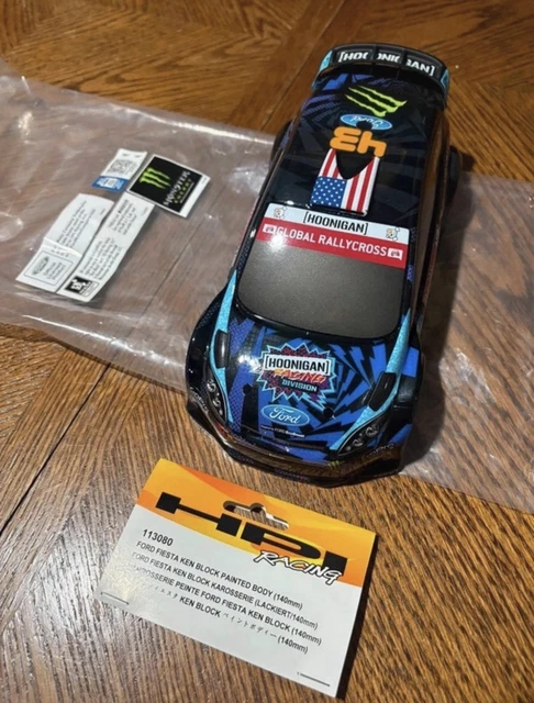 HPI RACING MICRO RS4 Pre-Painted Ken Block Bodyshell 1/18 scale RC car ...