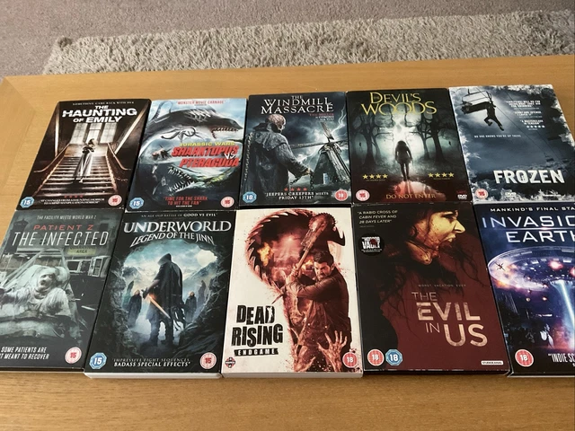 COLLECTION OF 10 Horror Indie Films DVD Complete With Slipcases EUR 12 ...