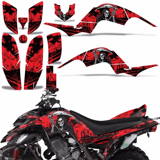 YAMAHA RAPTOR 660 Decal Graphic Kit Quad ATV Wrap Deco Racing Parts 01 ...