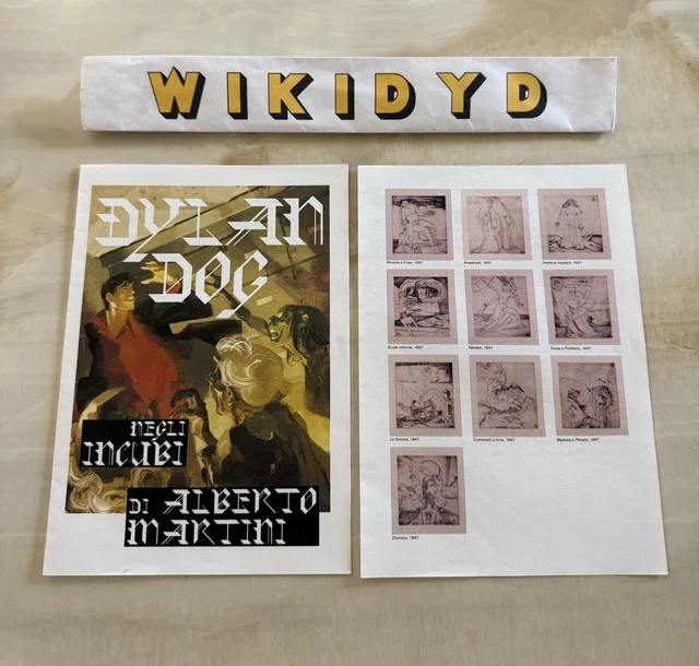 DYLAN DOG NEGLI Incubi Di Alberto Martini Pieghevole E Flyer EUR 3,99 ...