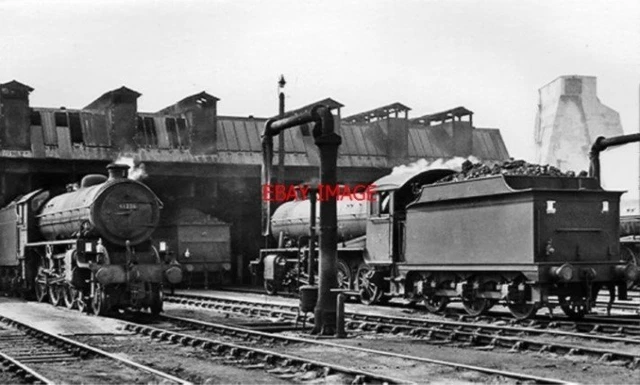 PHOTO CAMBRIDGE Lner Loco Shed 1951 View From Coaling-Stage; 4Mt 2-6-0 ...