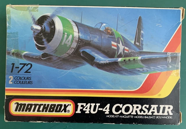 MATCHBOX F4U-4 CORSAIR 1:72 Scale Model Aircraft Kit £10.00 - PicClick UK
