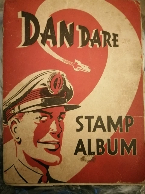 ALBUM FRANCOBOLLO VINTAGE Dan Dare con francobolli anni '50. EUR 8,78 ...