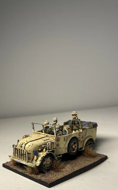 28MM PERRY MINIATURES WW2 Afrika Korps Steyr 1500 Personal Carrier ...