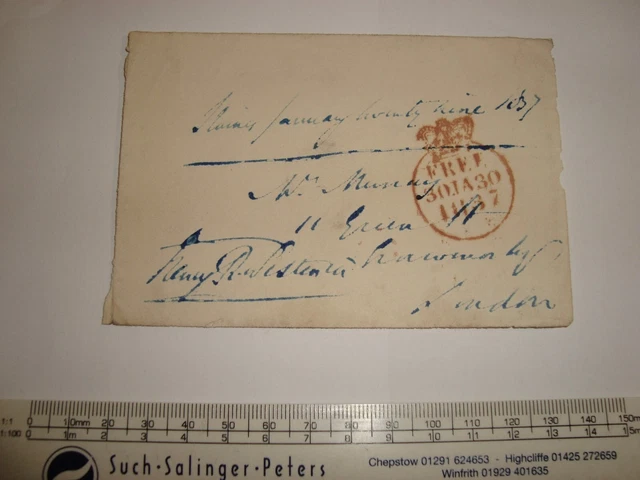 VINTAGE FRONT COVER 1837 Hon.HR Westenra MP Monaghan N.Ireland.Lord ...