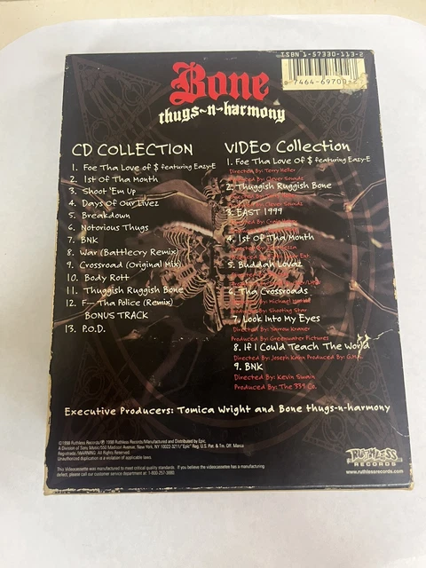 BONE THUGS-N-HARMONY THE Collection Volume One CD & VHS Combo Ruthless ...