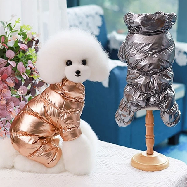 DOG CAT JACKETS Bright Color Kitten Waterproof Coat Kitten Winter Warm ...