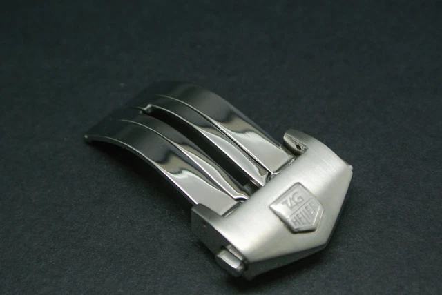 TAG HEUER 20MM Genuine Stainless Steel Ref. PC 5014 Original Deployment ...