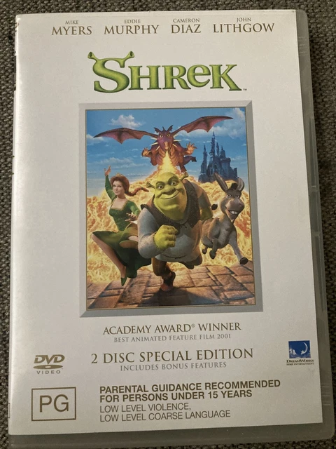 SHREK DISC Set (DVD, 2001) 2 Disc Special Edition . Like New. Free ...
