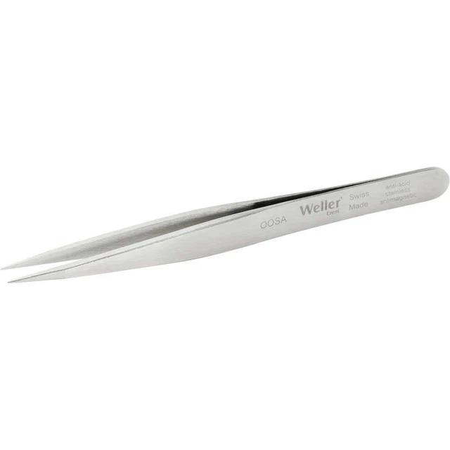 WELLER EREM® OOSA Pince brucelle de précision pointue, fine 120.00 mm ...