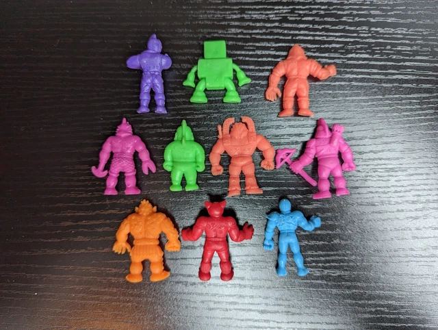 M.U.S.C.L.E. MEN LOT of 10 Muscle Men Figures Colored Mattel $9.69 ...
