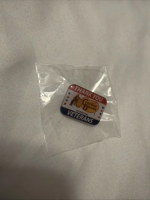 CRACKER BARREL VETERANS Day Pin 2025 £1.77 - PicClick UK