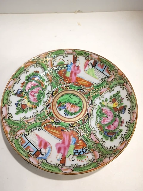 VTG/ANTIQUE ROSE MEDALLION Saucer 5 3/8" Made in China £22.29 - PicClick UK