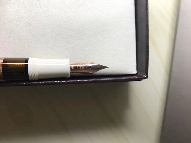 GREAT DEAL!! ︎PELIKAN Fountain Pen Classic M200 Copper Rose Gold F Fine ...