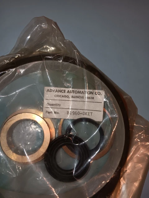 NEW GENUINE ADVANCE Automation B1960-0Kit Pneumatic Seal Kit $57.06 ...