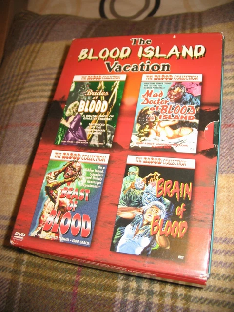 BLOOD ISLAND VACATION DVD box set - nudity, exploitation, monsters ...