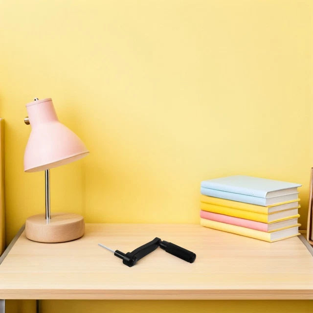 STUDY TABLE ADJUSTABLE Height Handle: Desk Folding Manual Crank ...
