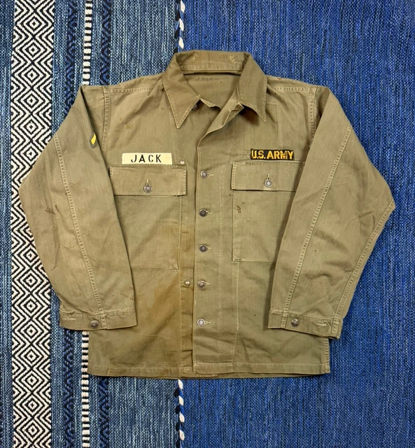 VINTAGE ARMY M-43 Jacket WW2 1940’s HBT Field Jacket £182.75 - PicClick UK