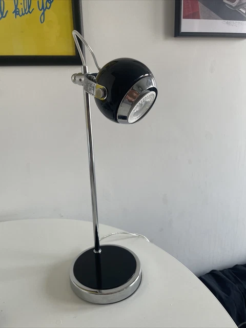 1970S SPUTNIK STYLE ATOMIC Eyeball Desk Lamp Retro Vintage Mid Century ...
