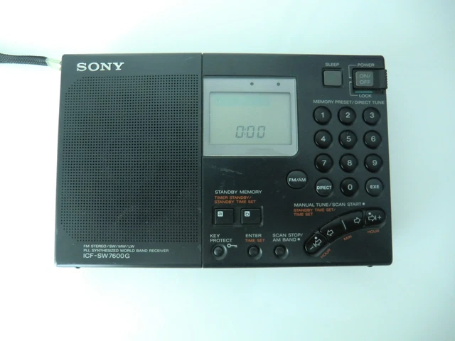 SONY ICF-SW7600G FM/AM/SW/LW/MW PLL SYNTH Radio Weltempfänger EUR 59,00 - PicClick DE