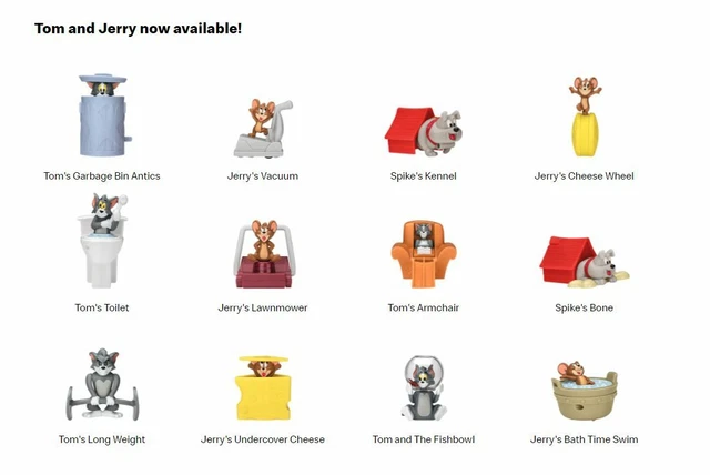 MCDONALD’S HAPPY MEAL Toy Character Tom and Jerry 2021 -Combine Postage ...