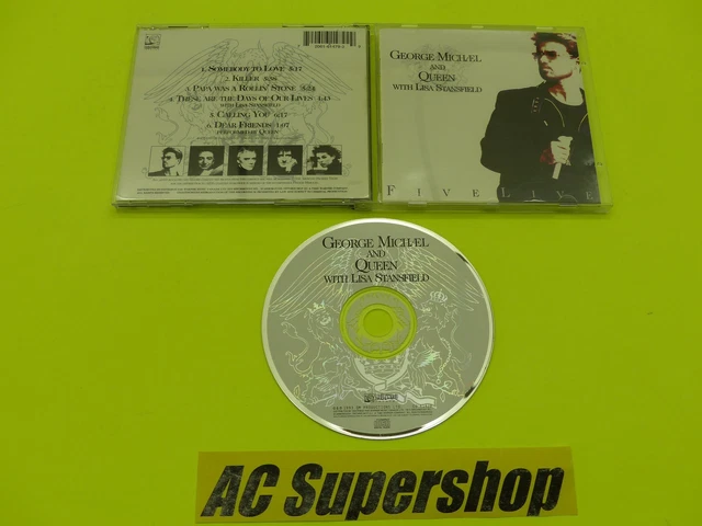 GEORGE MICHAEL AND Queen Lisa Stansfield five live - CD Compact Disc $8 ...