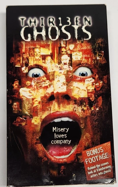 THIR13EN GHOSTS HORROR VHS Gore Cult Slasher THIRTEEN 13 Bonus Footage ...