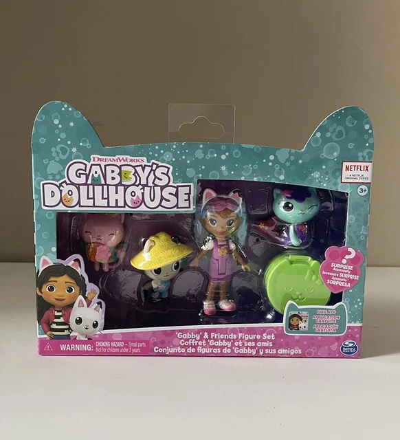 GABBY'S DOLLHOUSE GABBY and Friends Figurenset mit Regenbogenpuppe NEU ...