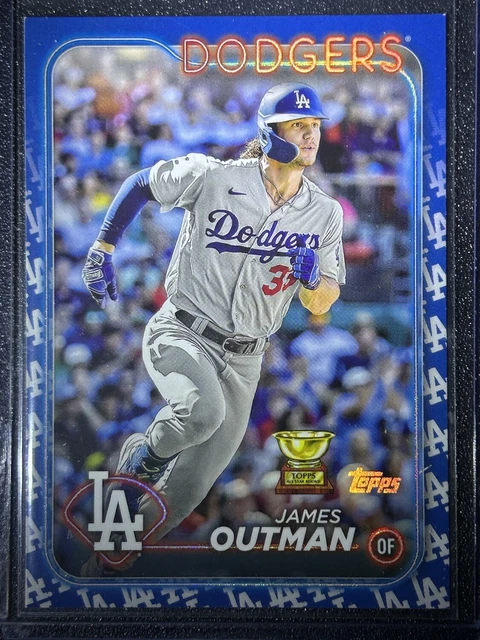 BORDO LOGO JAMES Outman 2024 Topps Series 2 squadre SP - Dodgers Rookie ...