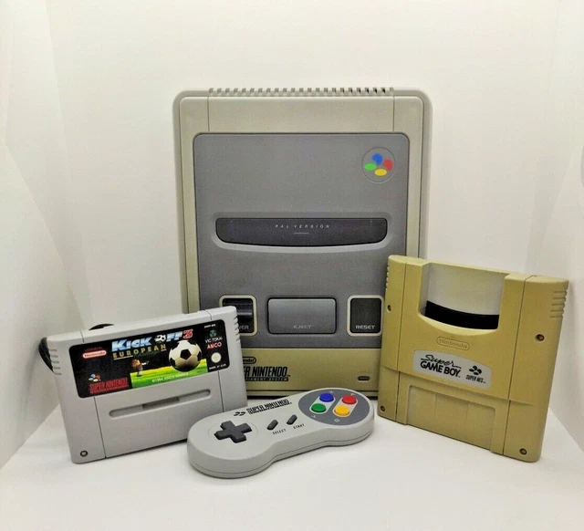 SNES KONSOLE 🎮 Super Nintendo 🎮 Controller 🎮 Spiel 🎮 Gameboy Adapter 🎮 ...