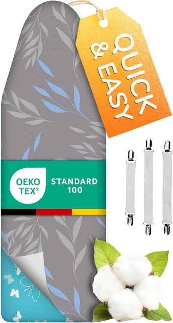 SUPER SOFT 5 Layer Turbo Ironing Board Covers 125 X 45 Cm - 50% Faster ...