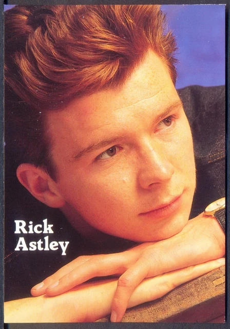MODERN POSTCARD: RICK ASTLEY. Published by Holmes Mcdougall, Ref: PC281 ...