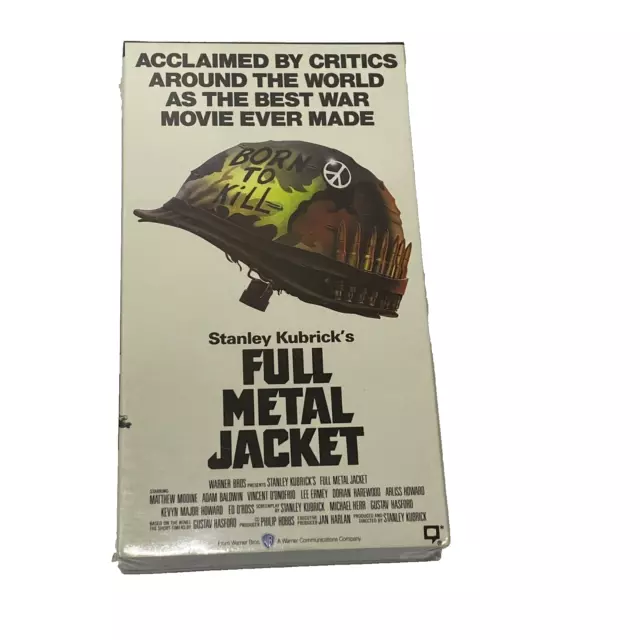 STANLEY KUBRICK'S FULL Metal Jacket (VHS 1987) Sealed Brand New NTSC War Movie £23.15 - PicClick UK